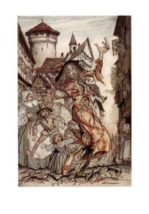 Pied Piper of Hamelin - Illustrated by Arthur Rackham