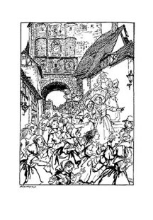 Pied Piper of Hamelin - Illustrated by Arthur Rackham