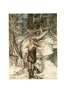 Siegfried & The Twilight of the Gods: Arthur Rackham