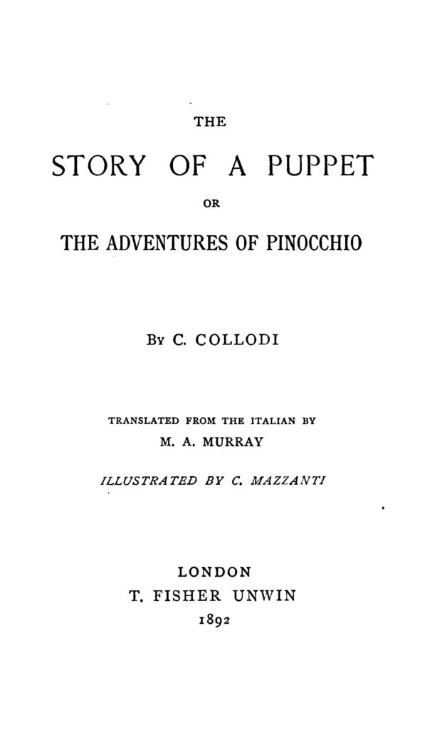 The Adventures of Pinocchio - Illustrated by C. Mazzanti | Pook Press