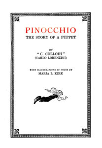 Pinocchio - The Story of a Puppet - Illustrated by Maria L. Kirk